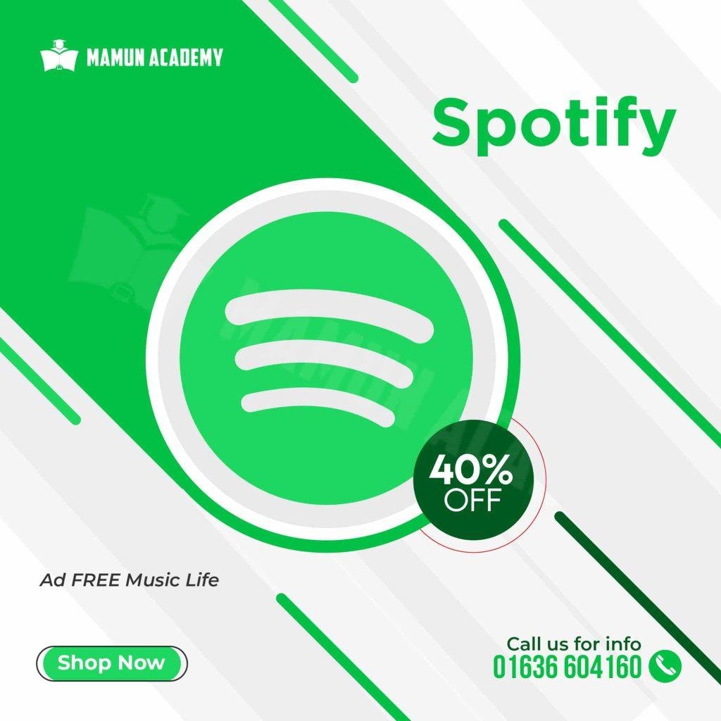 Spotify Own Mail Subscription - Mamun Academy